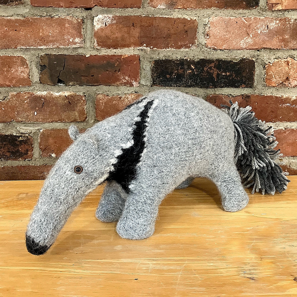Handmade Plush Anteater | FeltedFriends