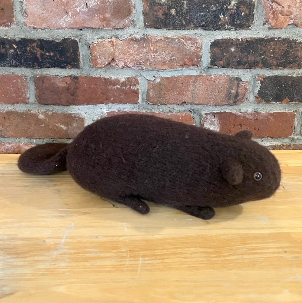 Handmade Felted Beaver | FeltedFriends