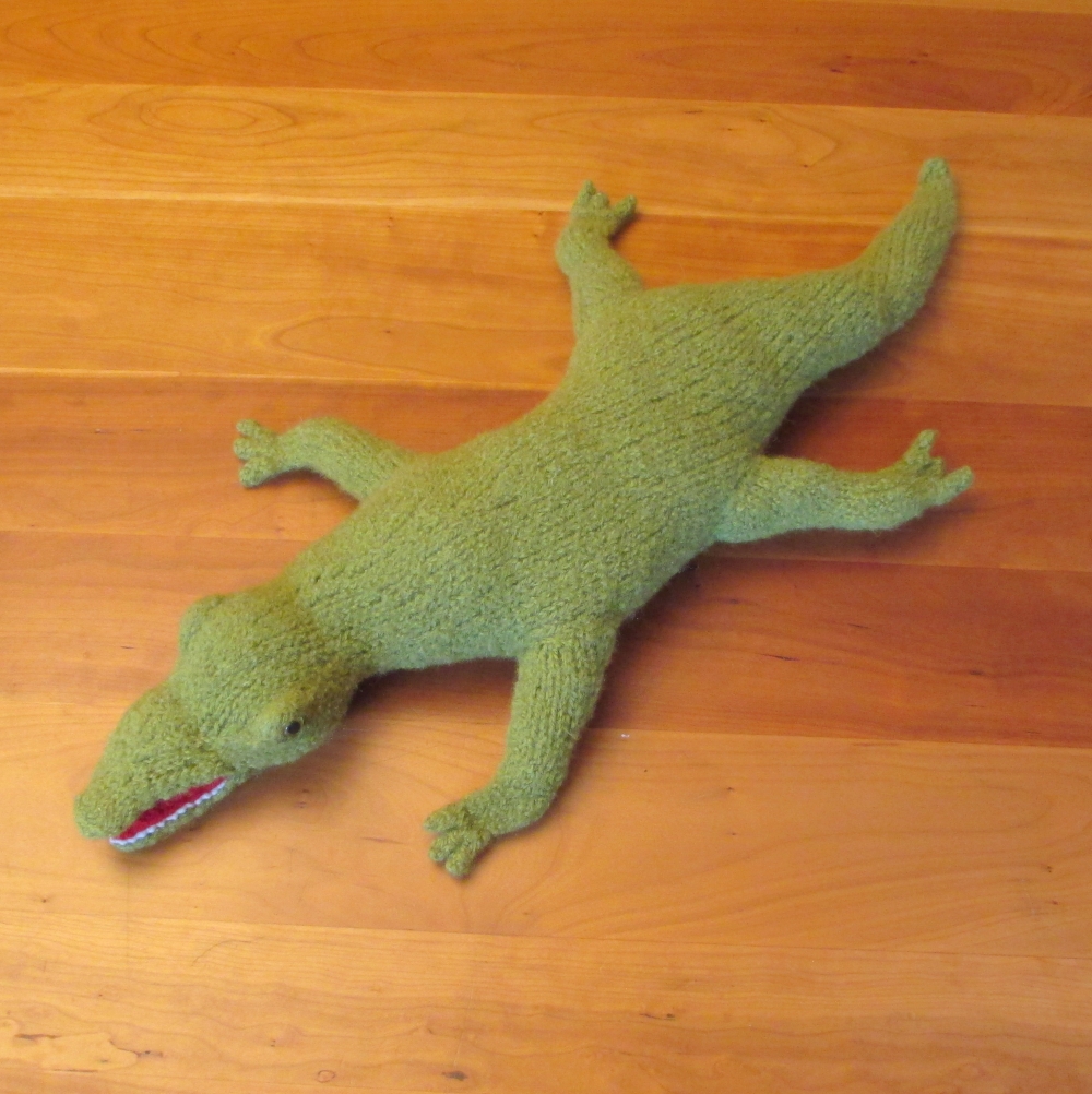 Handmade Stuffed Alligator | FeltedFriends