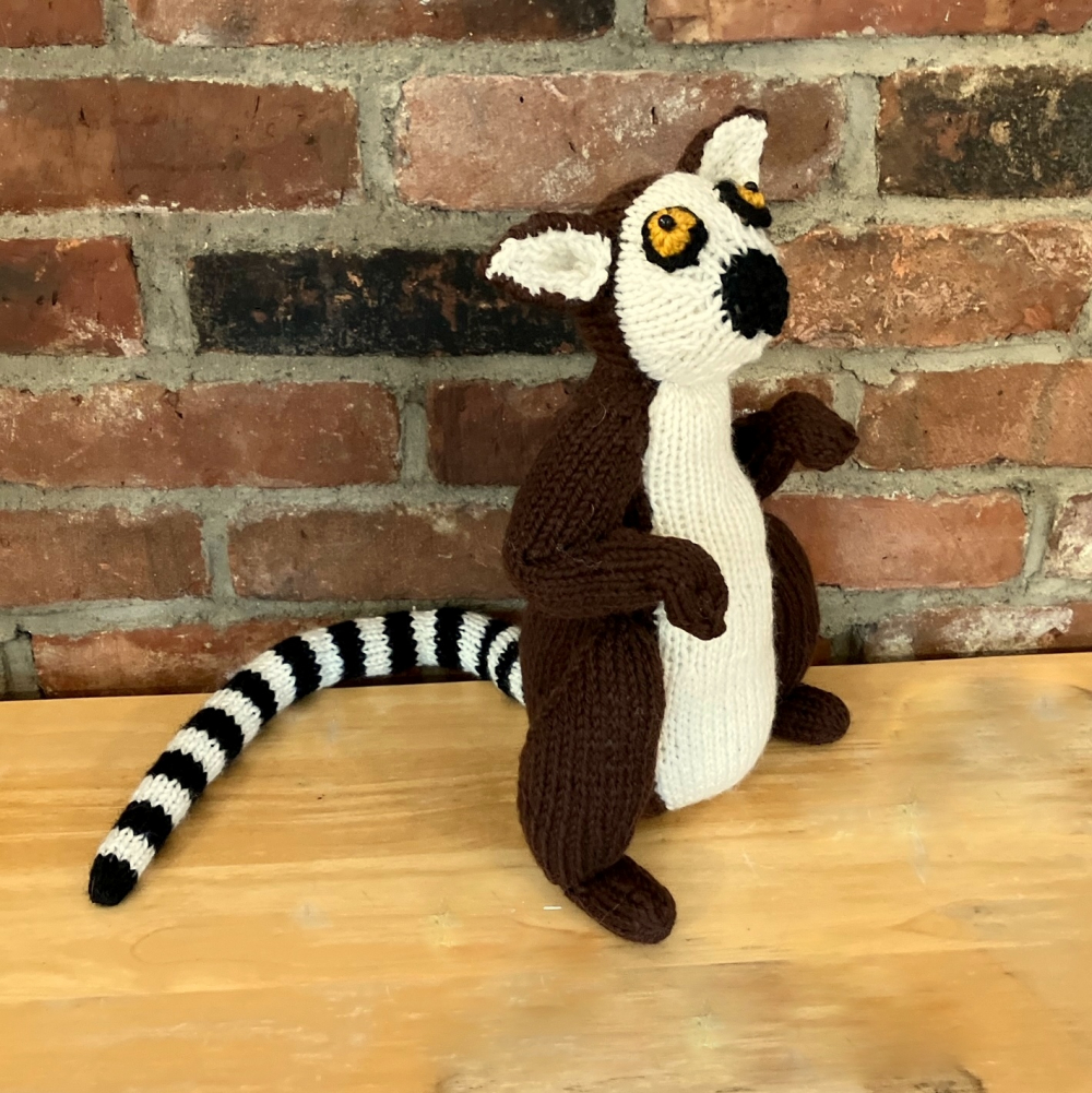 Handmade Ringtailed Lemur | FeltedFriends
