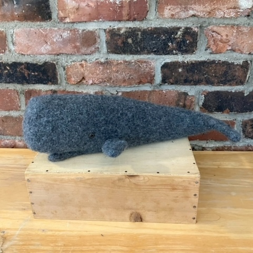 Handknit Felted Sperm Whale | FeltedFriends